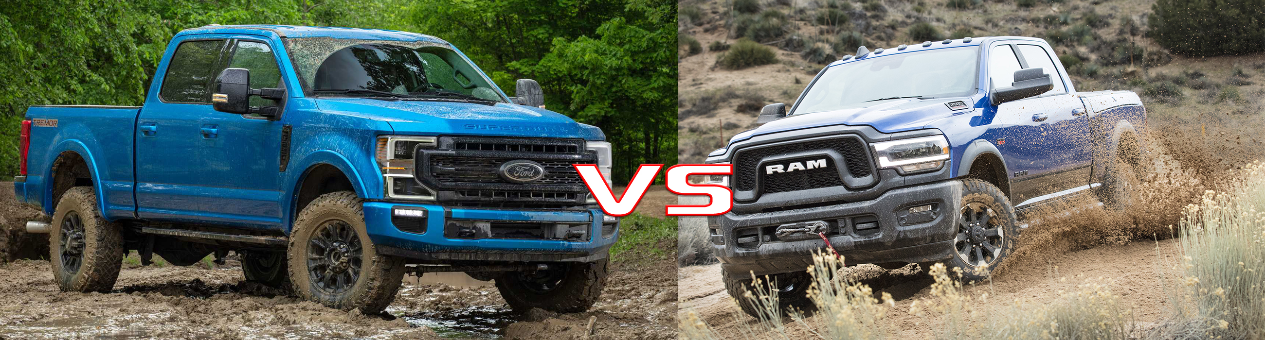 Competition: Ford Super Duty Tremor VS Ram Power Wagon: - HD Rams